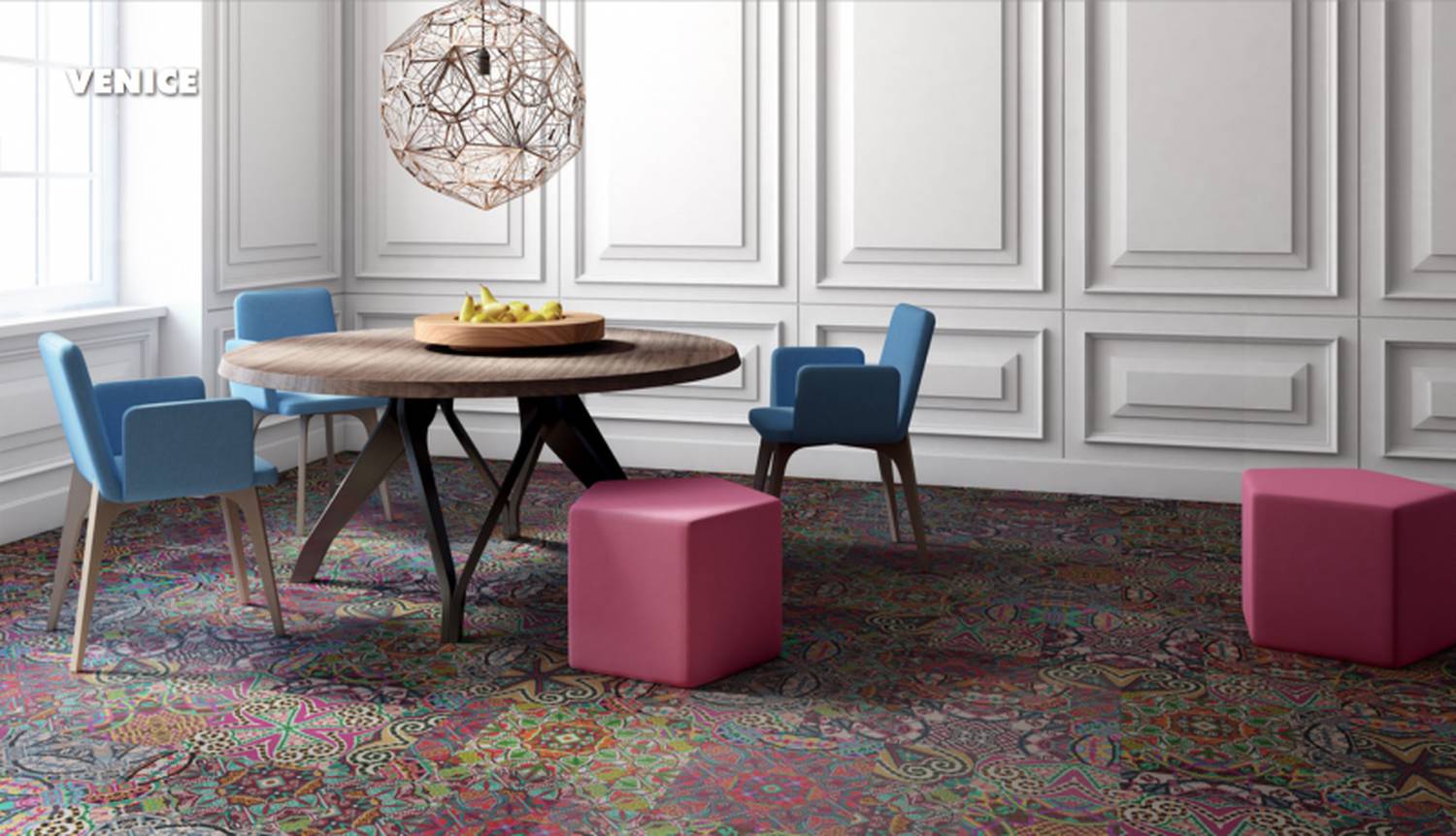 Freestile - carpet tiles with brilliant design | BOCA Group